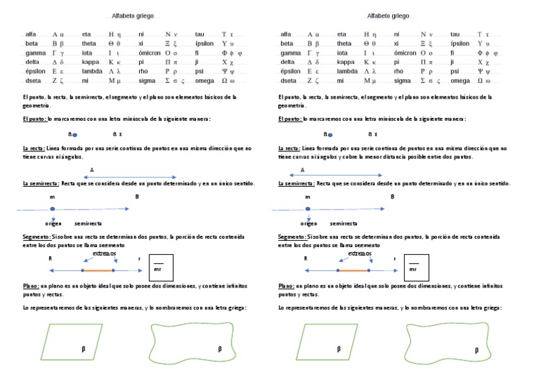 Recta Semirrecta | PDF
