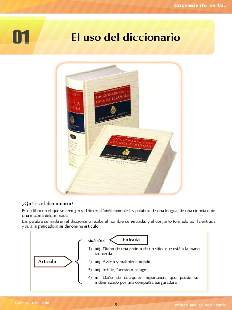 U1 - 01 El Uso Del Diccionario | PDF