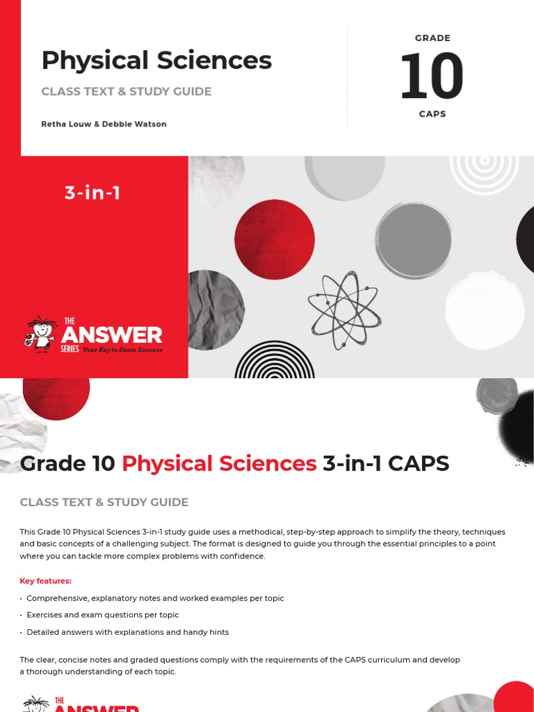 GR 10 Physical Sciences 3 in 1 Extracts | PDF
