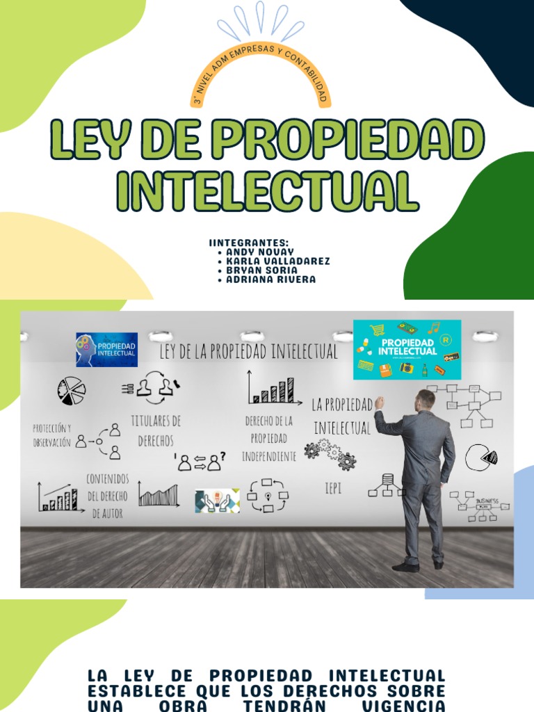 Presentación Ley de Propiedad Intelectual | PDF | Propiedad intelectual | Marca comercial