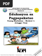 Grade 6 ESP Module 1 Final | PDF