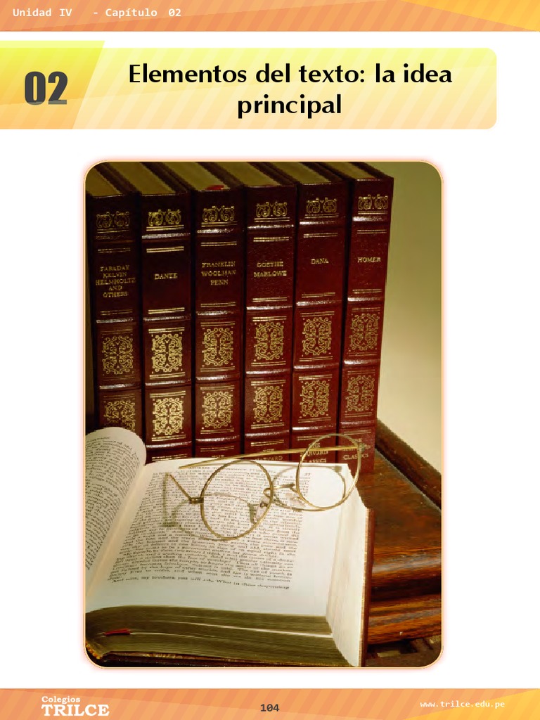U4 - 02 Elementos Del Texto - La Idea Principal | PDF | Vino | Fermentación