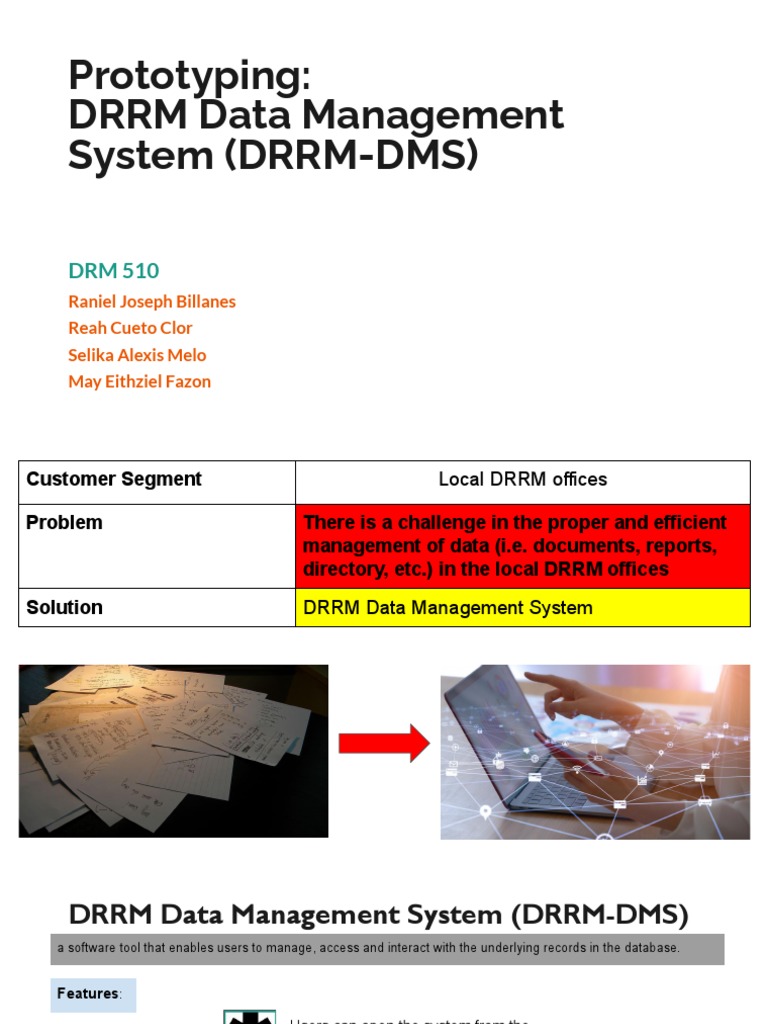 DRRM Data Management System - Prototyping - FINAL | PDF | Databases | Data