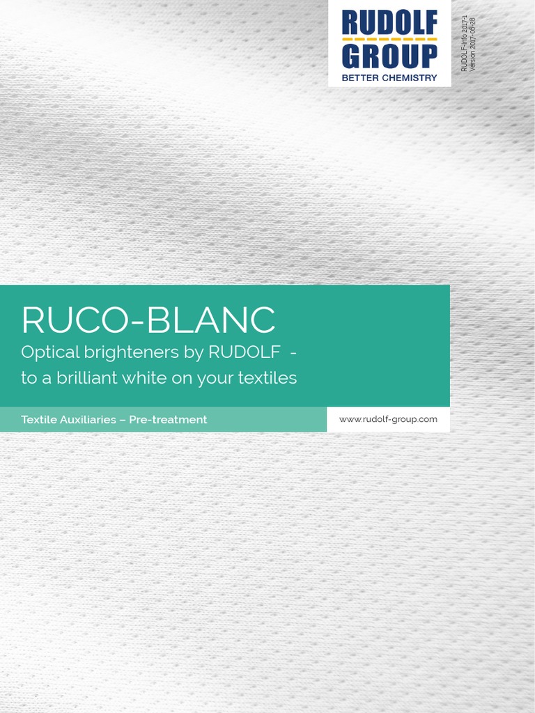Ri2017-01 Ruco-Blanc en | PDF | Light | Ultraviolet