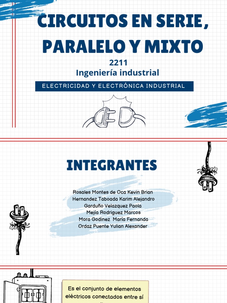 Circuitos en Serie, Paralelo y Mixto | Descargar gratis PDF | Corriente ...