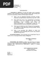 DSWD PMB GF 001 - REV 02 - Affidavit of Support and Consent | PDF ...
