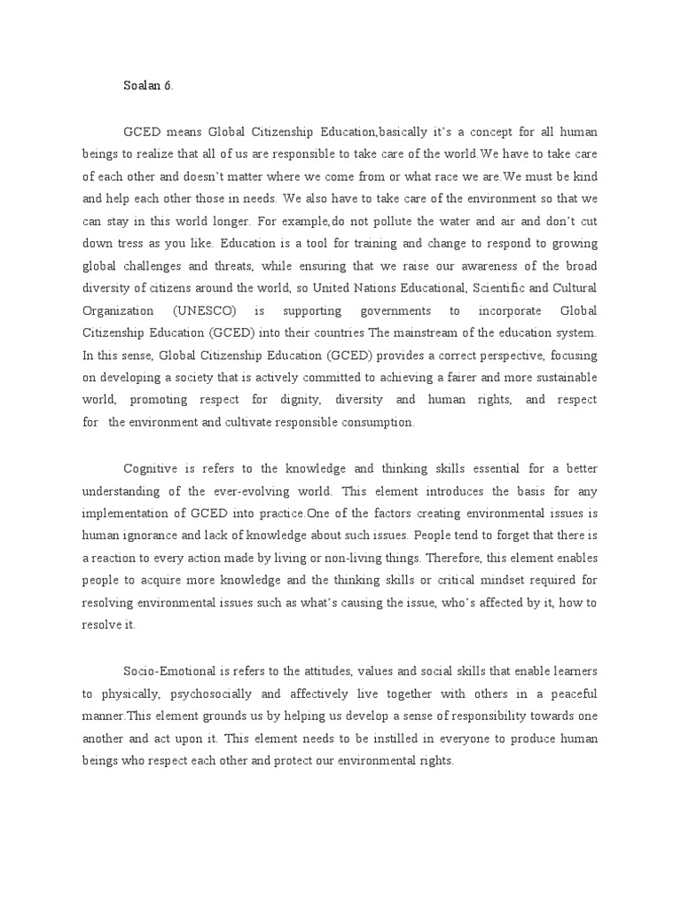 Conceptual Dimensions of GCED | PDF | Learning | Sustainability