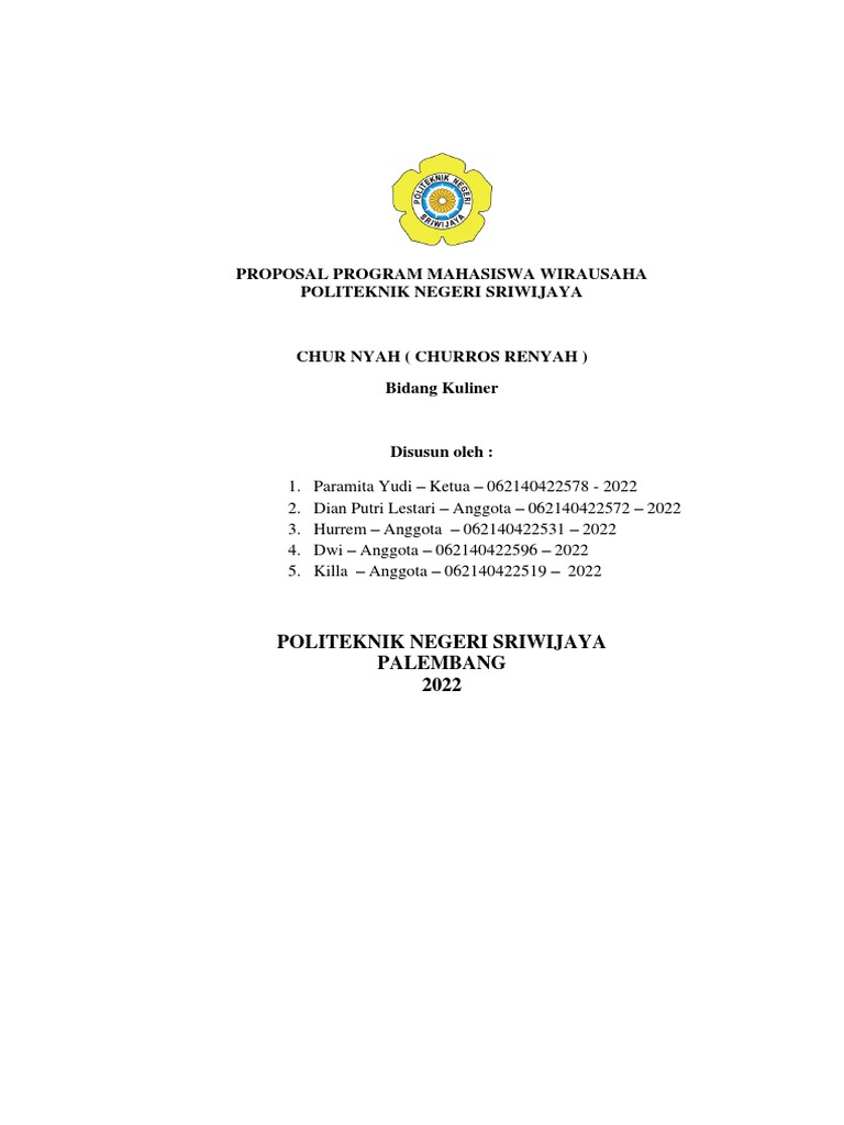 Proposal Kegiatan PMW | PDF | Karier & Perkembangan | Bisnis