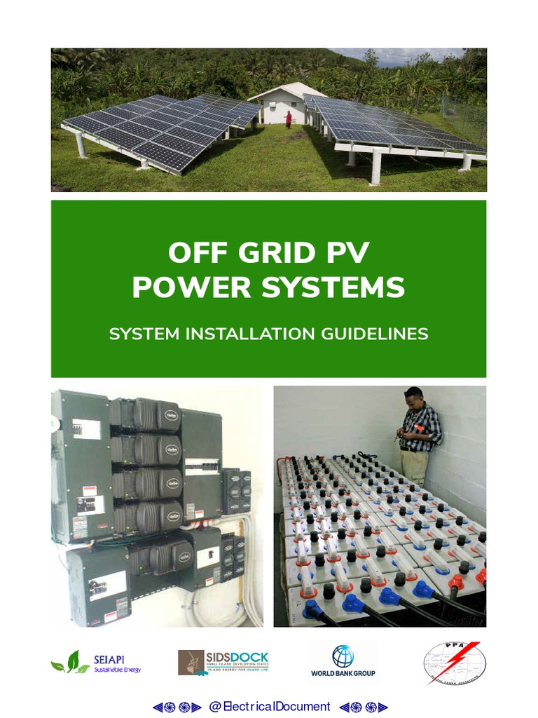 OFF GRID PV Power System | PDF | Photovoltaics | Photovoltaic System