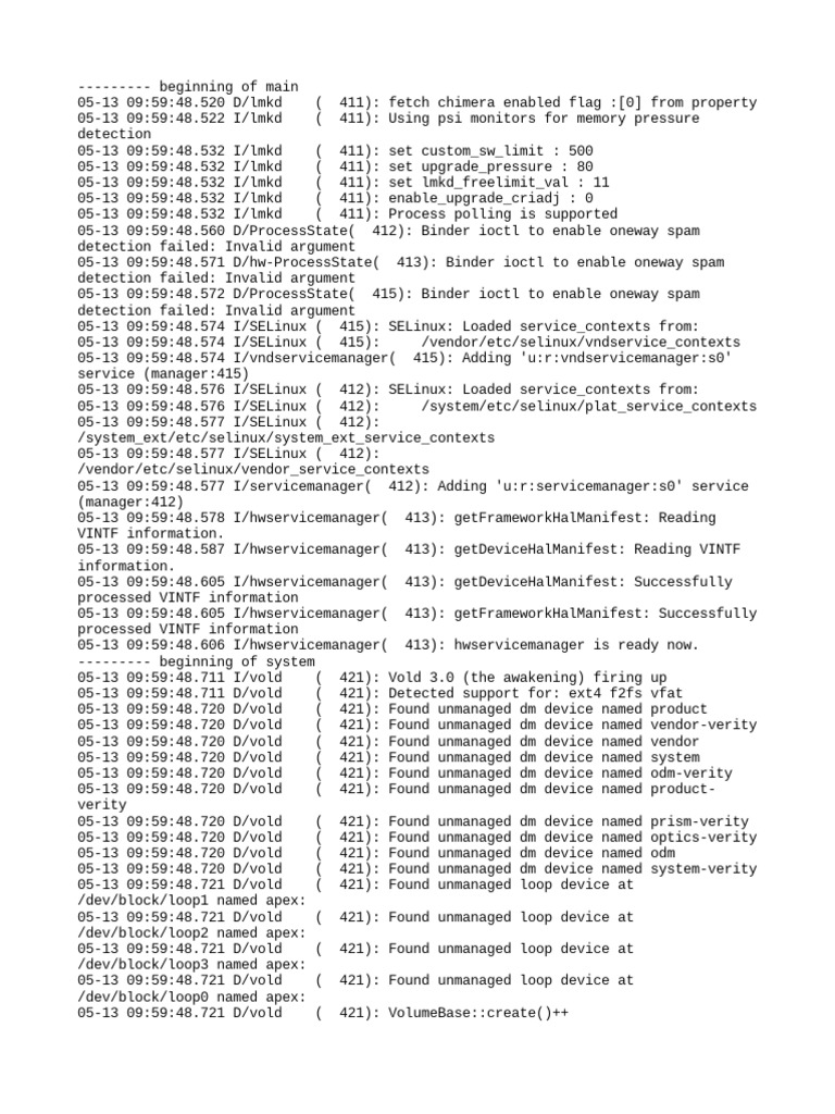 Logcat CSC Update Log | PDF | Operating System Technology | Computer Engineering