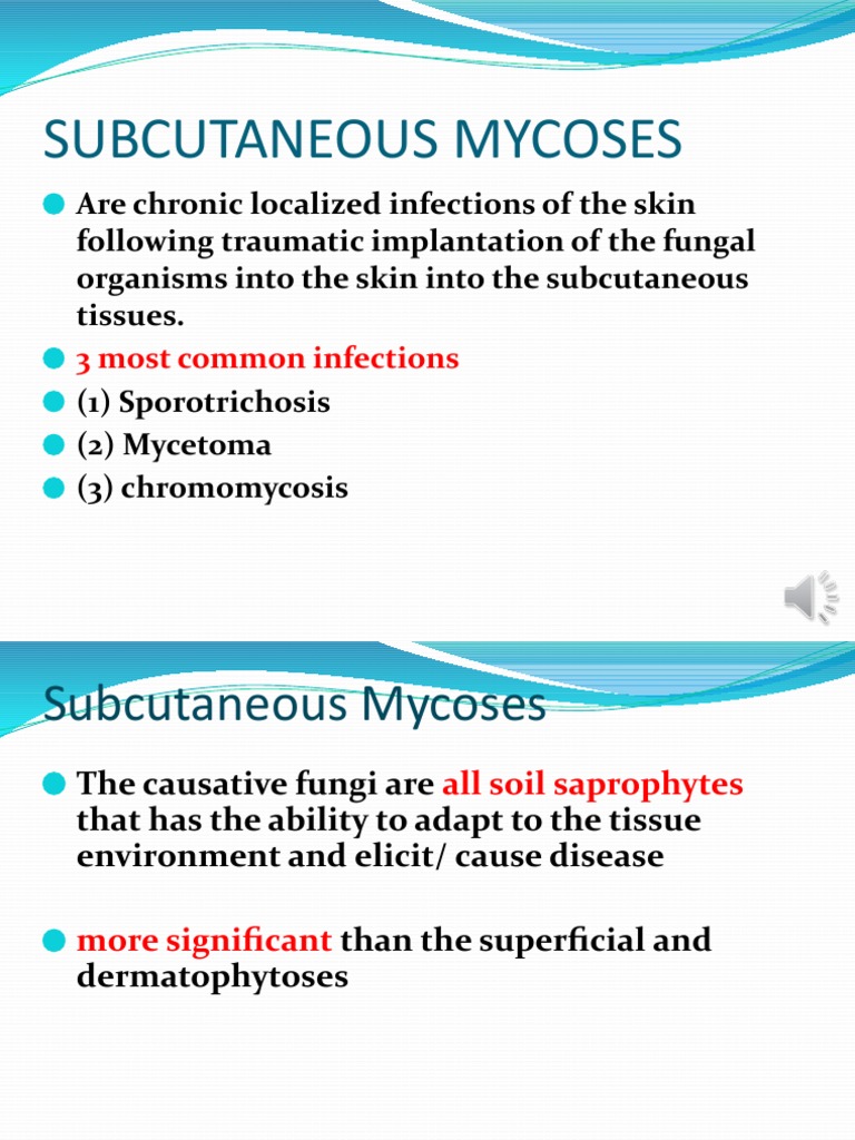 CM-3-SUB-CUTANEOUS FUNGI (1) | PDF