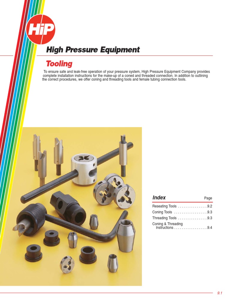 HIP HP Fittings Tooling | PDF