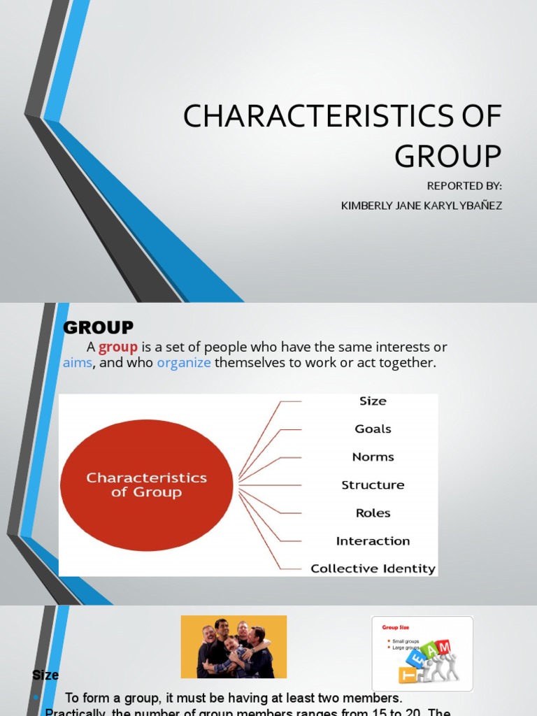 Characteristics of Group | PDF