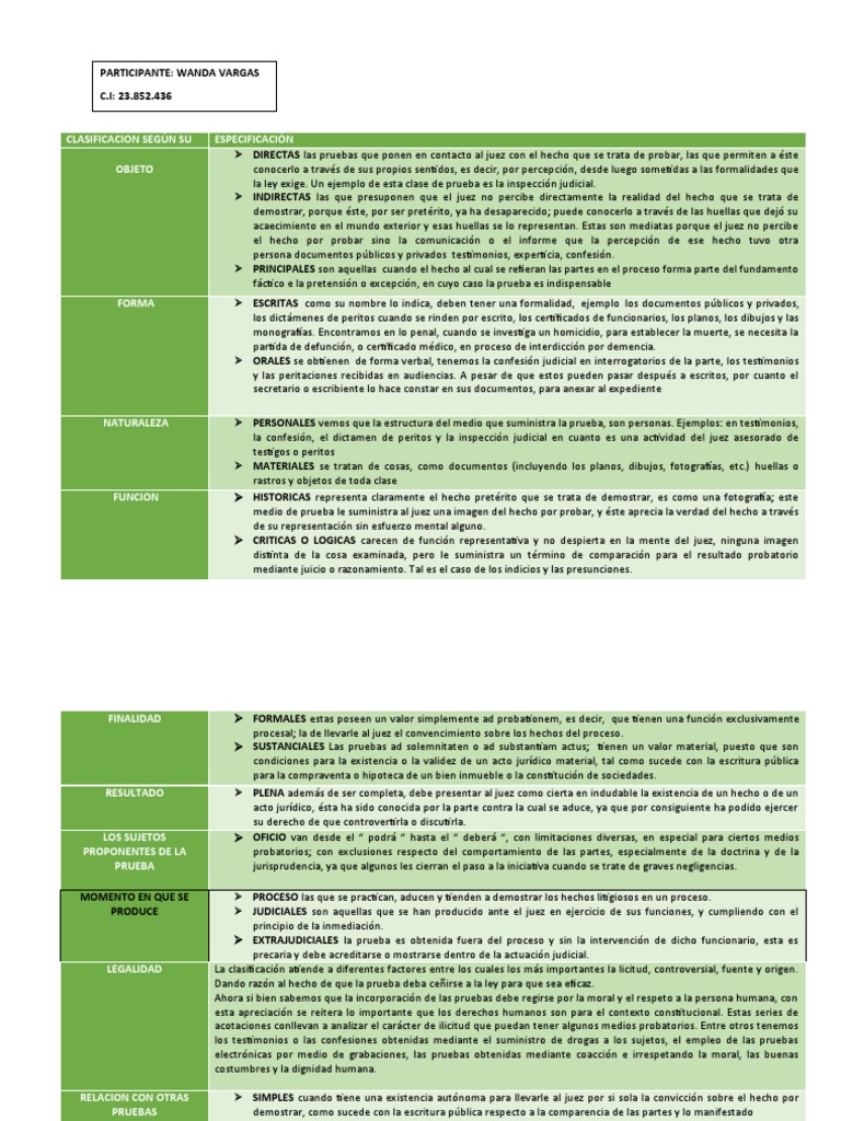 Cuadro Comparativo Tipos de Prueba | PDF