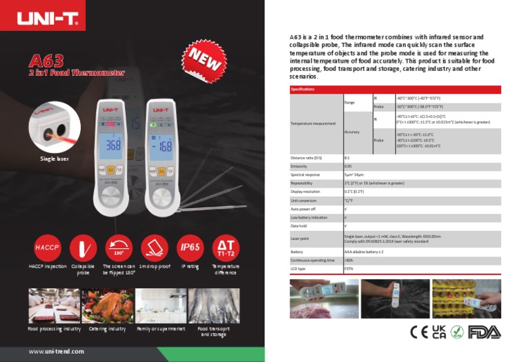 A63 Data Sheet | PDF