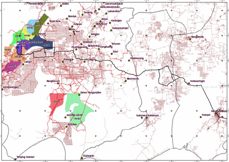 Pangkalan Bun and Central Kalimantan Maps | PDF