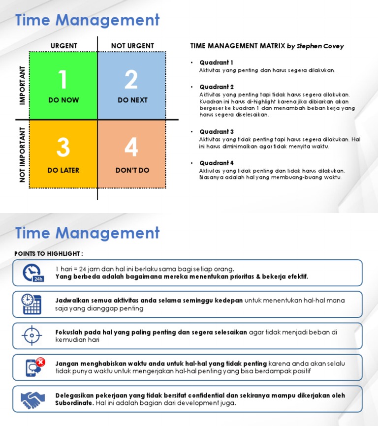Time Management | PDF