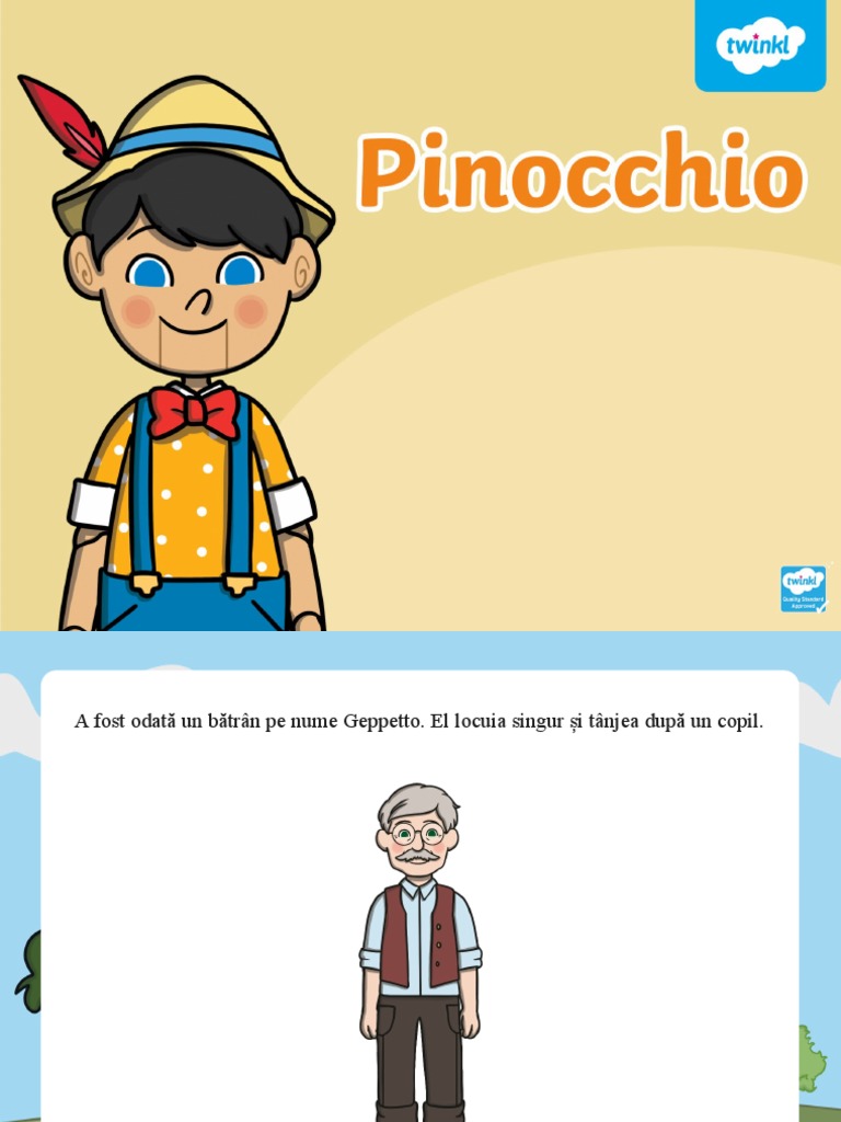 DLC 620 Pinocchio Poveste Powerpoint - Ver - 4 | PDF