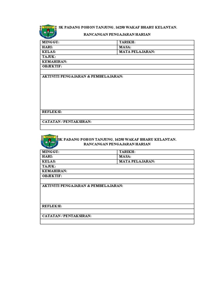 RPH Template SKPPT | PDF