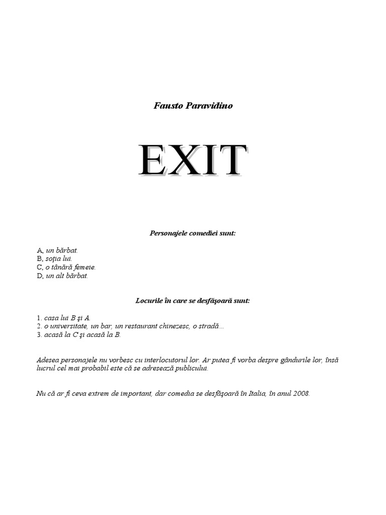 Exit | PDF