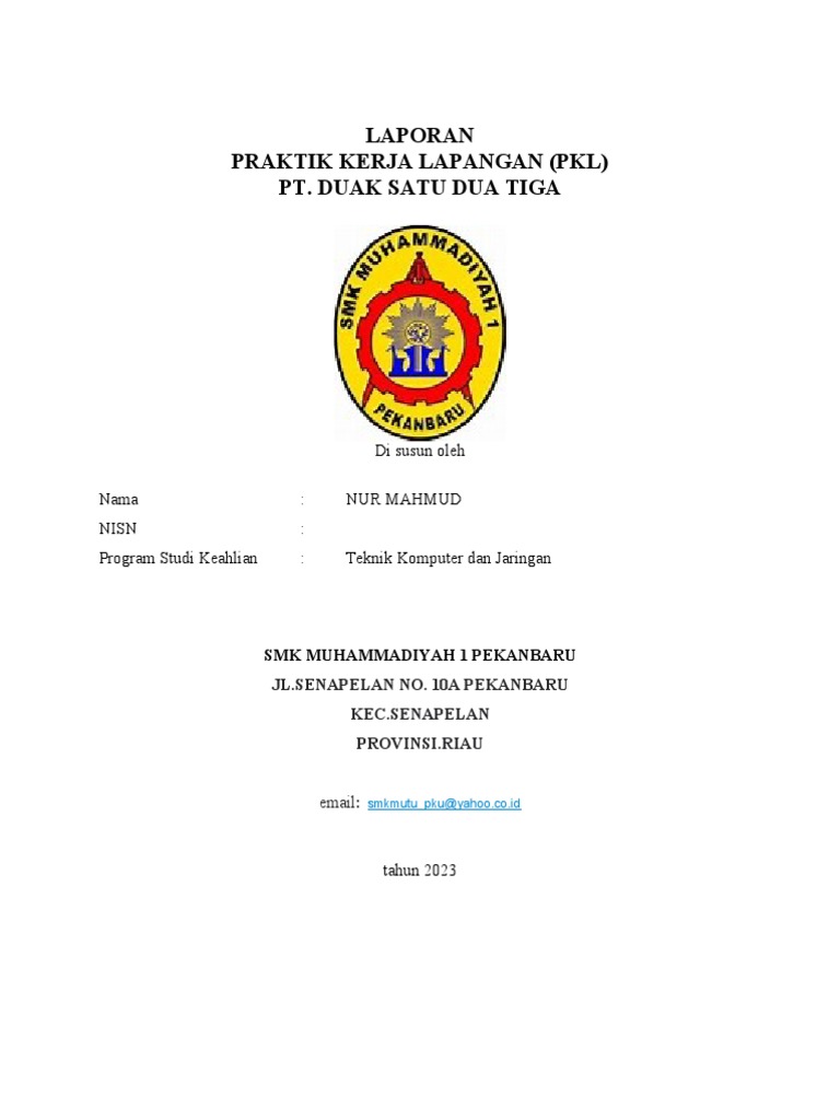 Laporan Mahmud | PDF