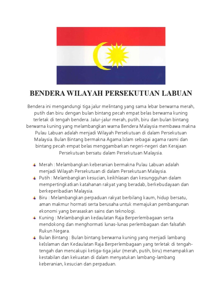 Bendera Wilayah Persekutuan Labuan | PDF