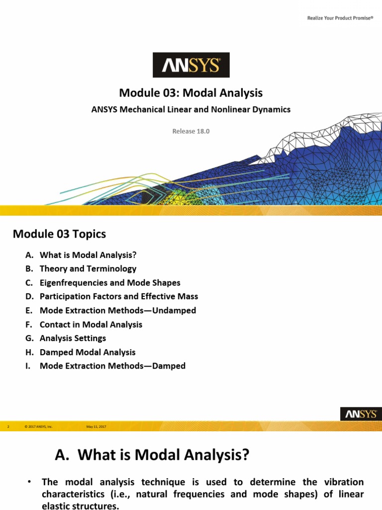 Mech LND 18.0 M03 Modal Analysis | Download Free PDF | Eigenvalues And Eigenvectors | Normal Mode