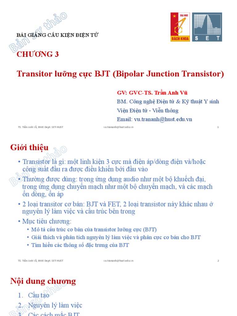 Chapter 3 - BJT | PDF