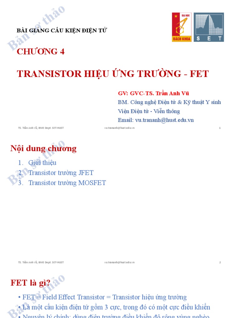 Chapter 4 - FET | PDF