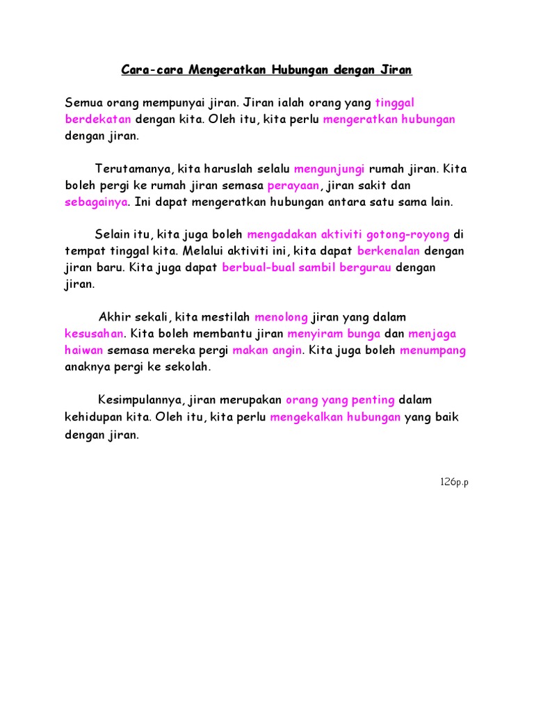 Cara-Cara Mengeratkan Hubungan Dengan Jiran | PDF Cara-Cara Mengeratkan Hubungan Dengan Jiran | PDF