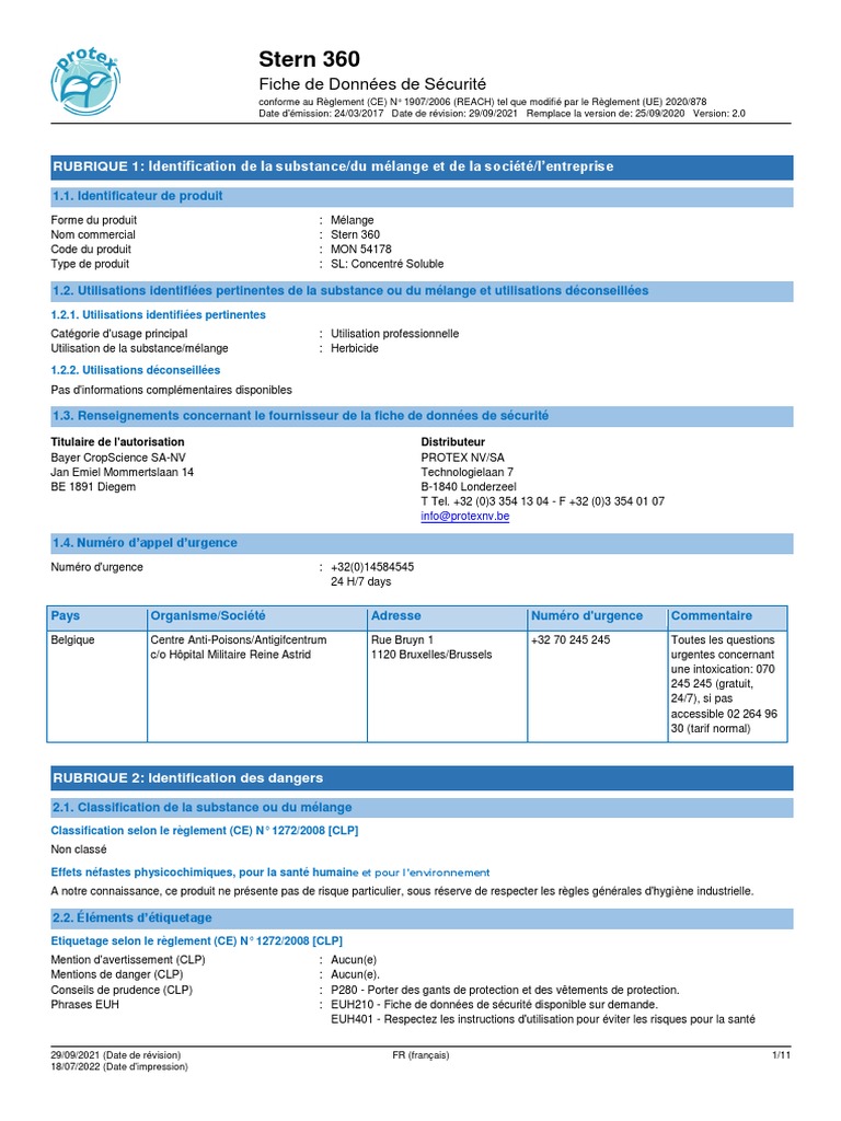 Stern 360 FR MSD | PDF