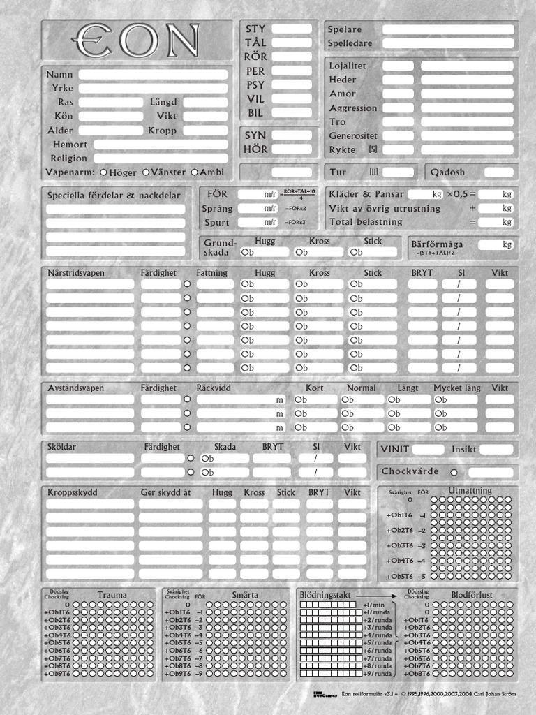 5003 Eon III Rollformular 4sidigt | PDF