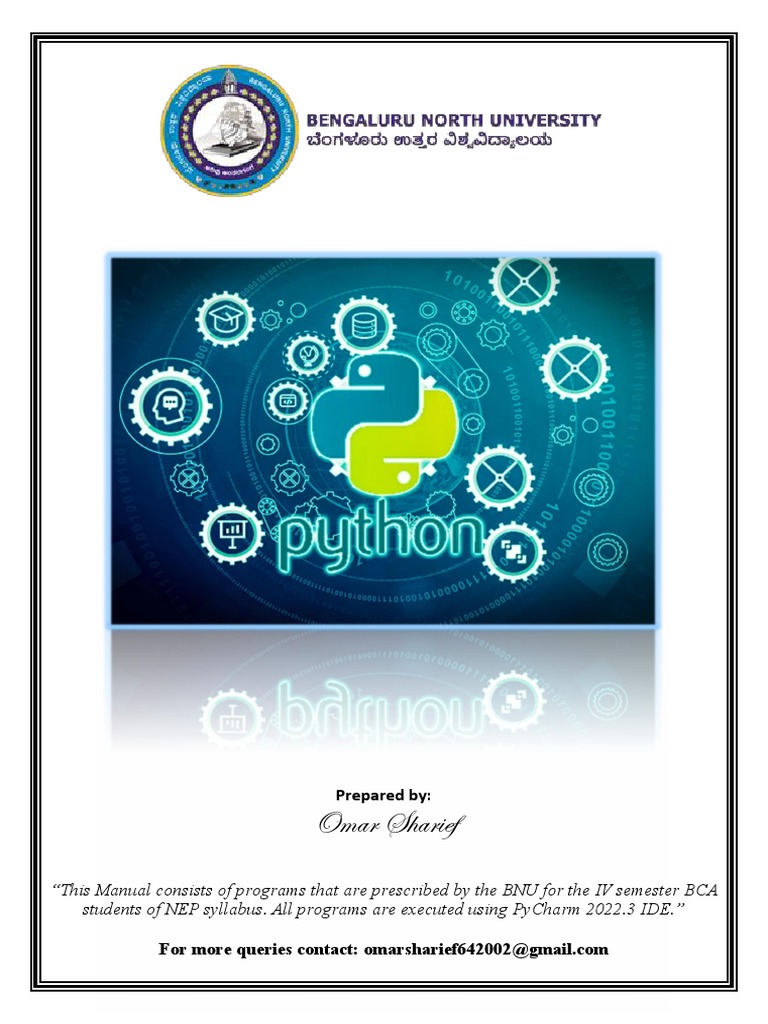 Python Programming LAB IV Sem NEP-1 | PDF | String (Computer Science ... Python Programming LAB IV Sem NEP-1 | PDF | String (Computer Science ...