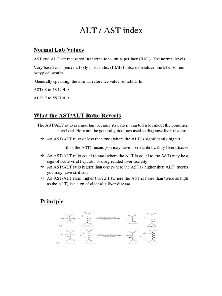 ALT - AST Task | PDF