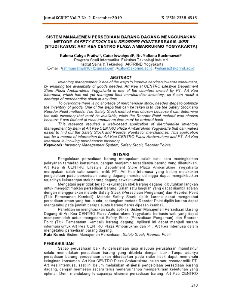 Buffer Dan Rop | PDF | Bisnis