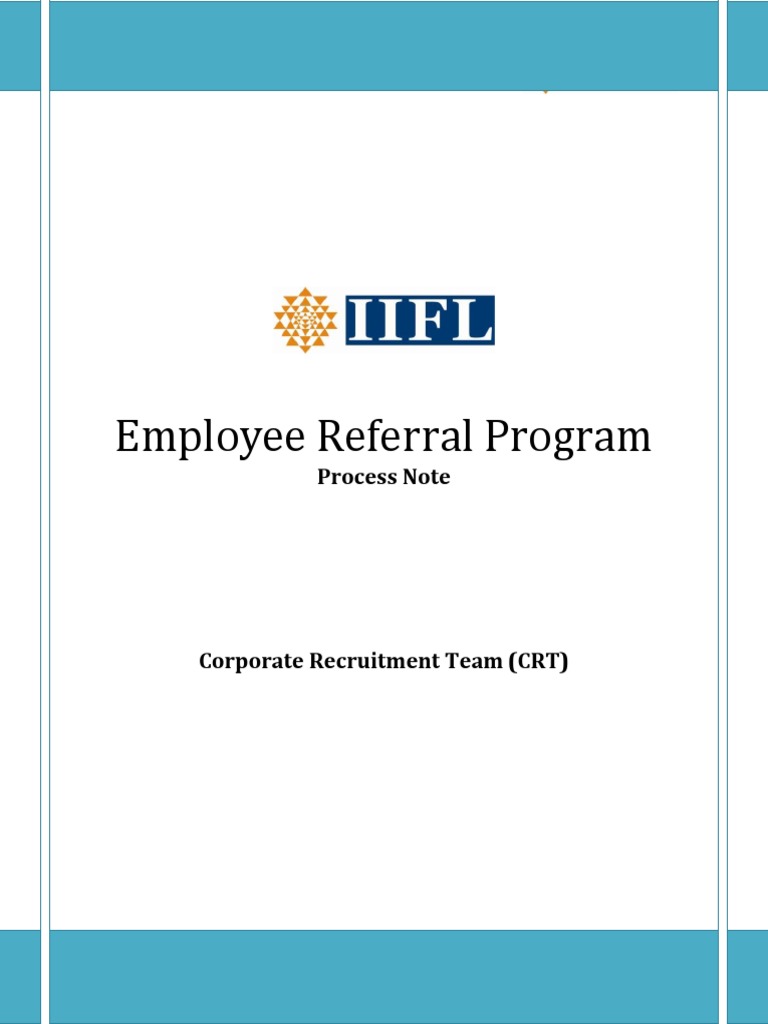 Employee Referral Policy Process Gold Loans (Good) | PDF | Recruitment ...
