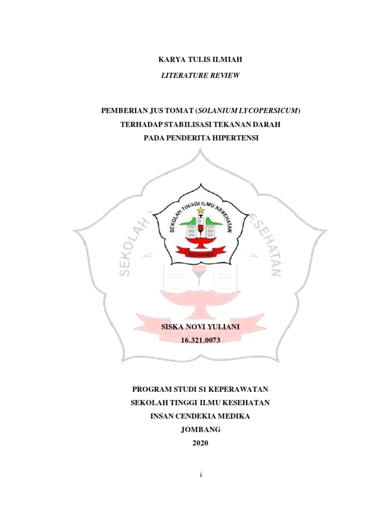 Contoh Karya Tulis Ilmiah | PDF