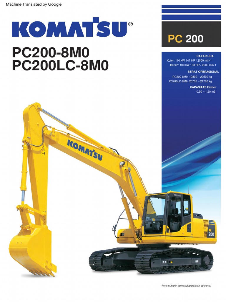 PC200 200lc-8mo Zessp208m0ep-01 | PDF