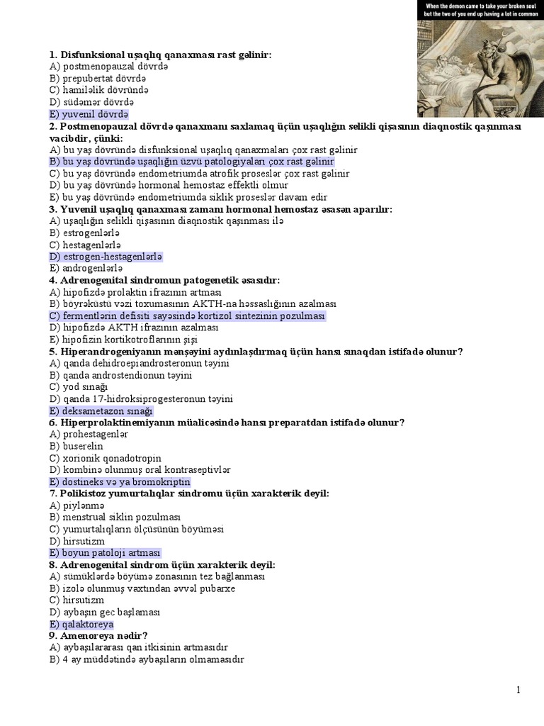 Ginekologiya MPF-1 (Demons) - 1 | PDF