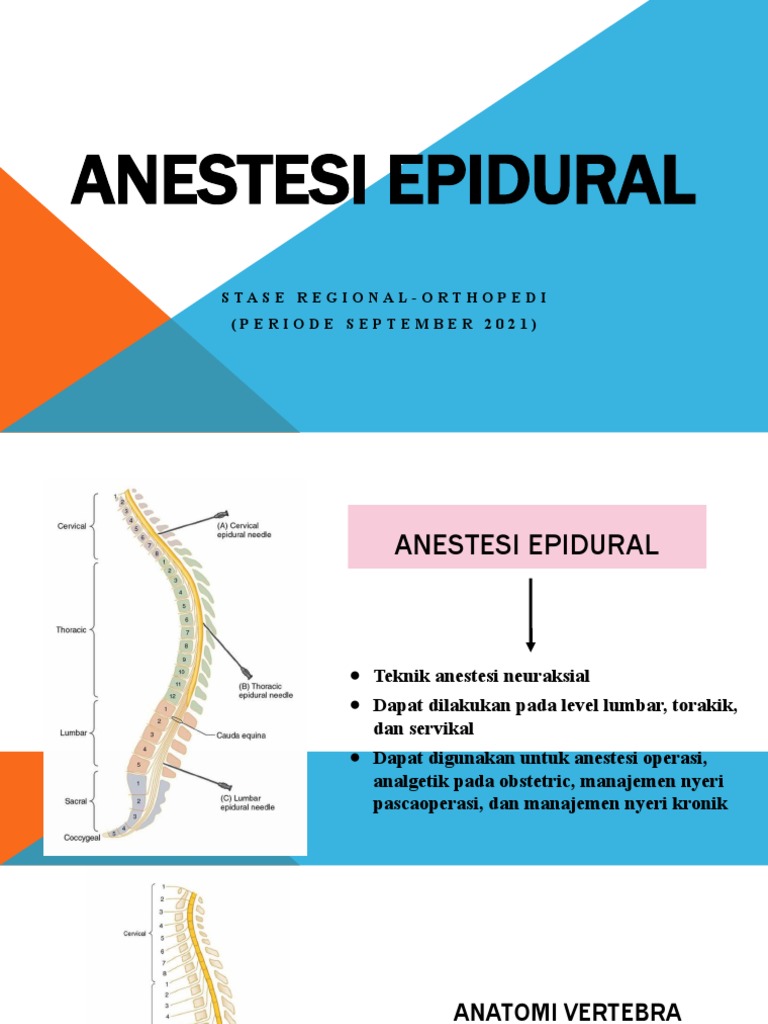 Anestesi Epidural Regional 2 Pdf