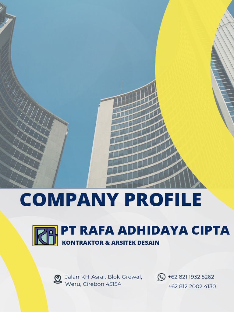 Comprof PT Rafa Adhidaya Cipta | PDF