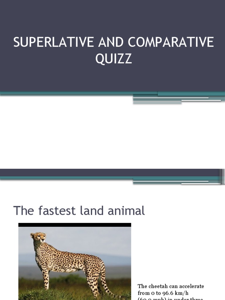 Superlative and Comparative Examples Conversation Topics Dialogs Fun ...