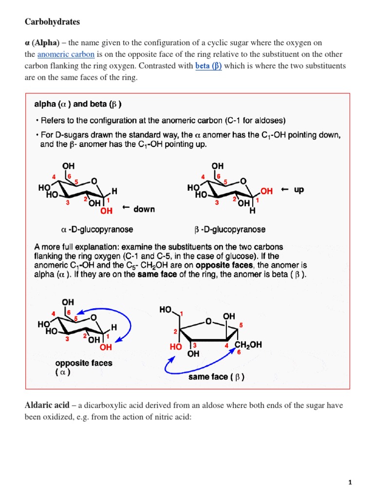 Carbohydrate Chemistry | PDF