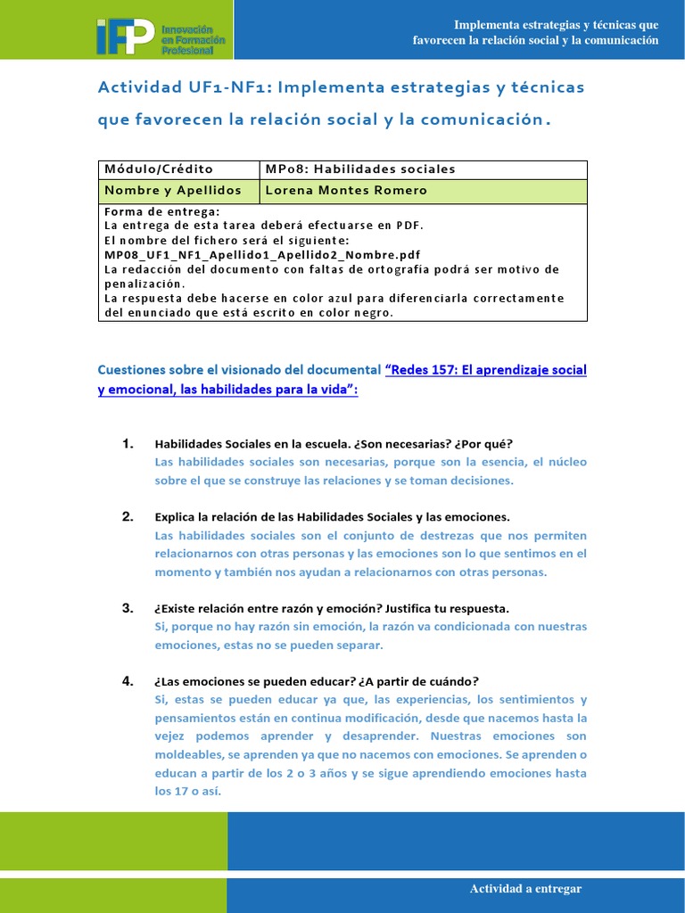 MP08 UF1 NF1 Lorena PDF | PDF