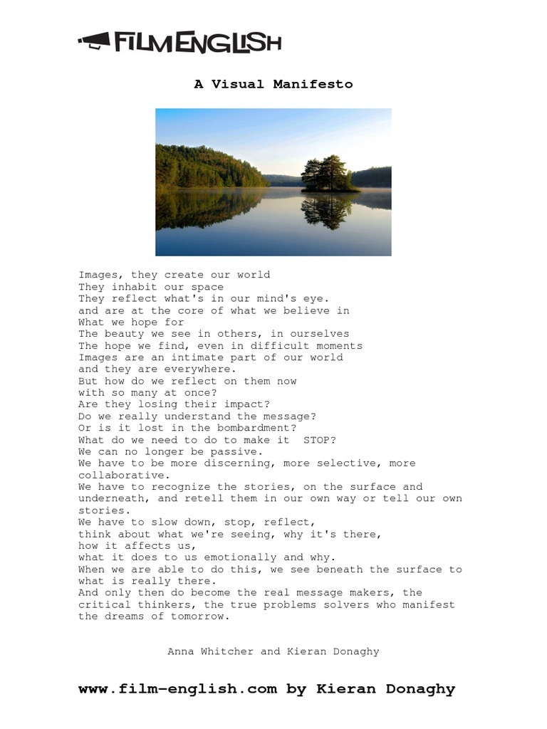 Visual Manifesto Narrative | PDF