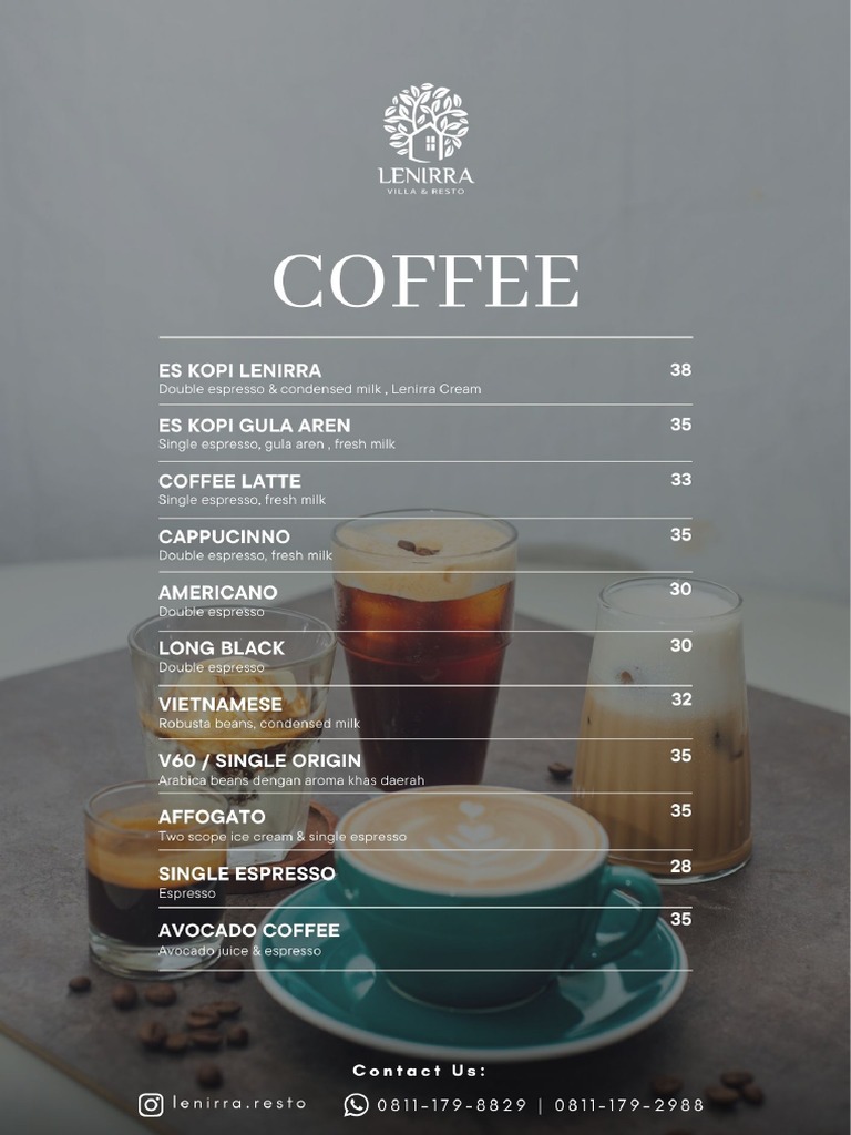 Lenirra Resto Menu | PDF