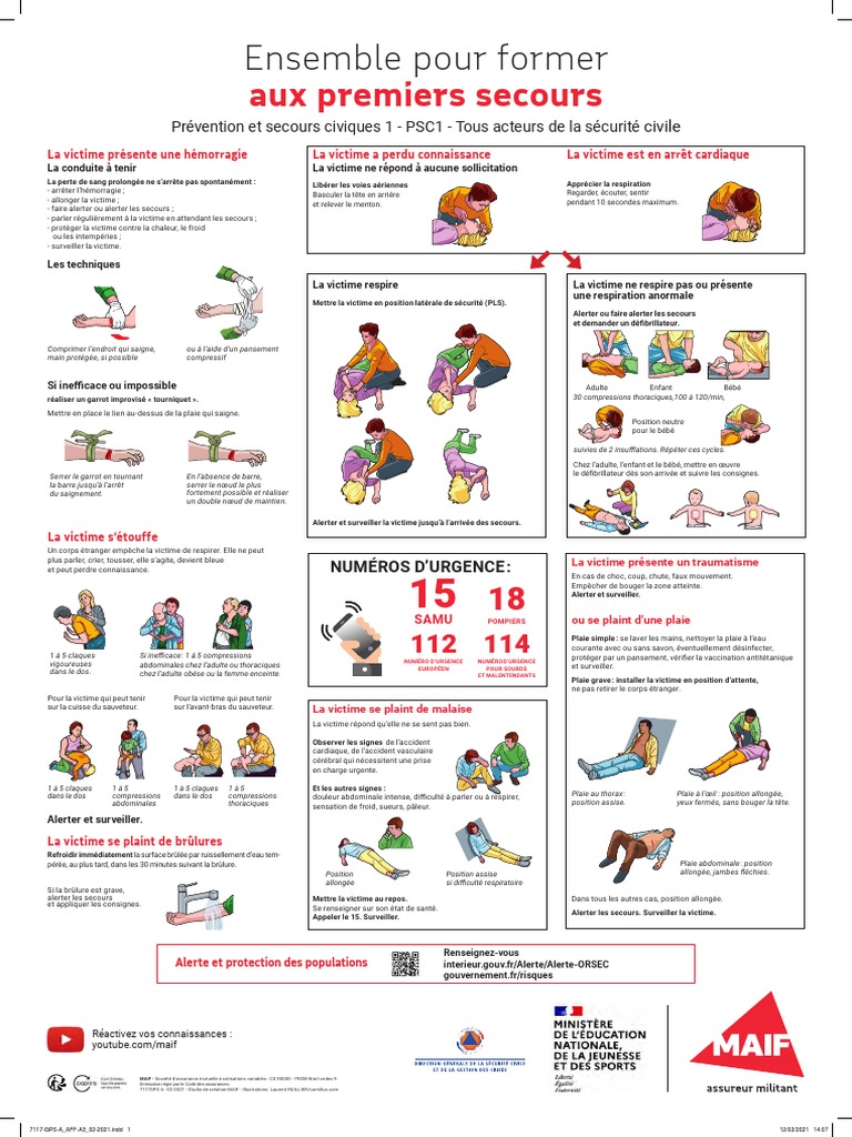 Gestes de premiers secours essentiels | PDF | Plaie | Saignement