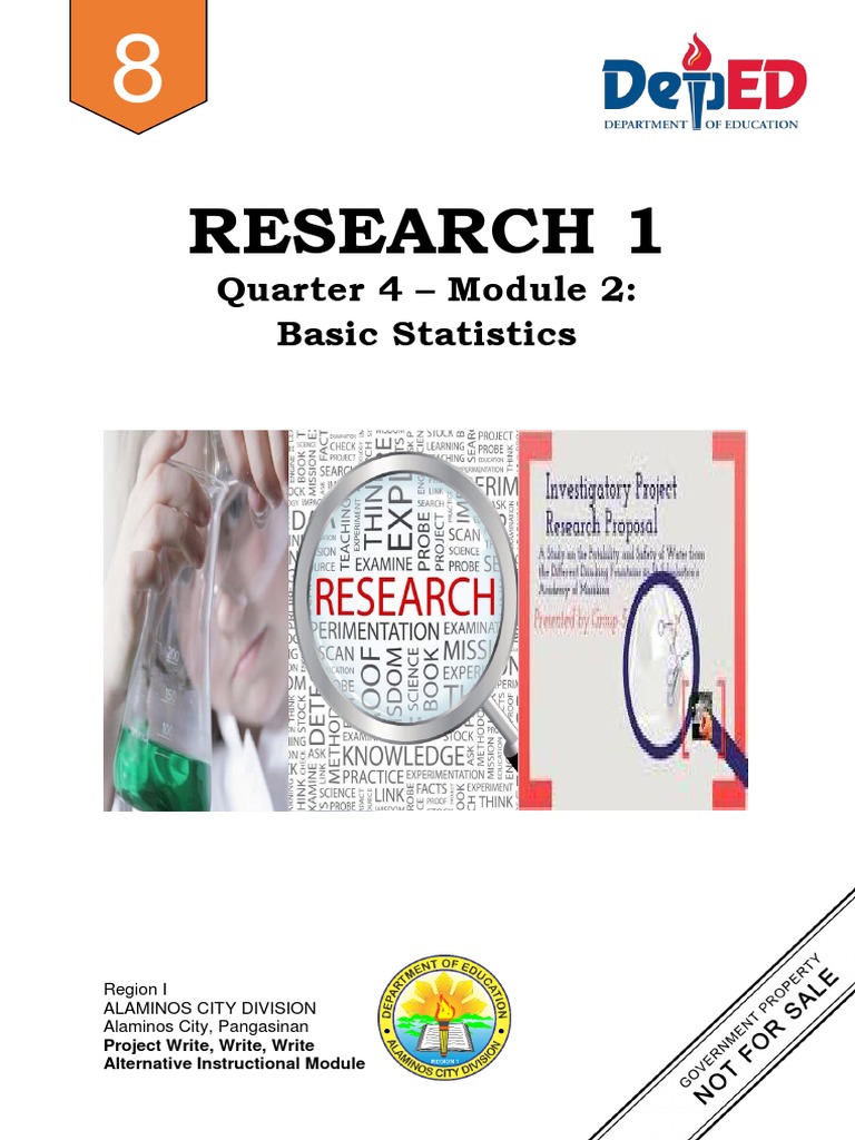 LBR Research 1 q4 Wk3 5 Mod 2 | PDF | Sampling (Statistics) | Summation