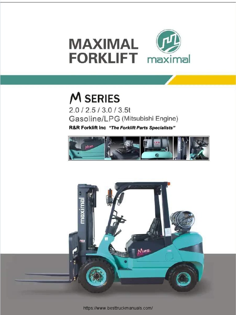 Maximal M-Series Gasoline and LPG Mitsubishi Engine Forklifts Specs PDF | Download Free PDF ...