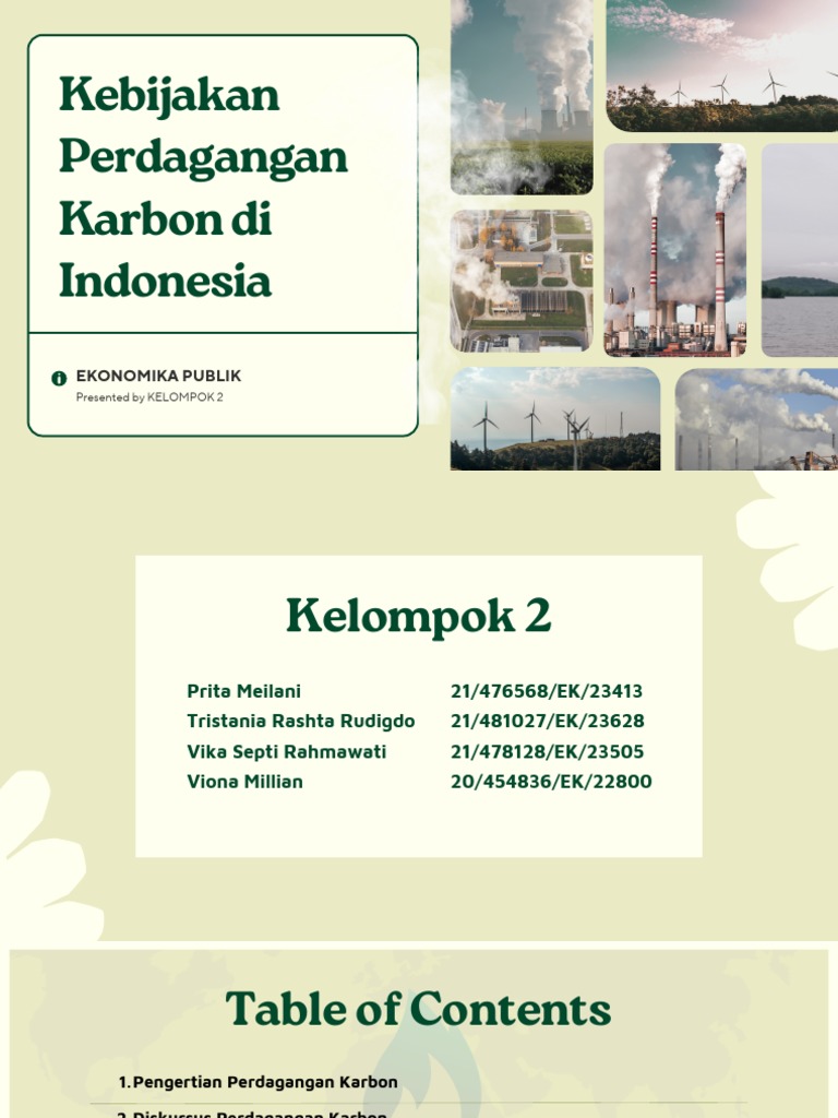 PUBLIK - Kebijakan Perdagangan Karbon Di Indonesia | PDF